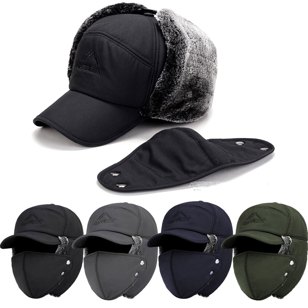 HOMEYA Winter Hats for Women Men,Thick Warm Windproof Trapper Ushanka ...
