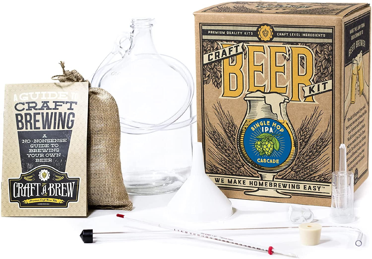 HOMEZY - Single Hop IPA (Cascade) - Beer Making Kit - Make Your Own ...