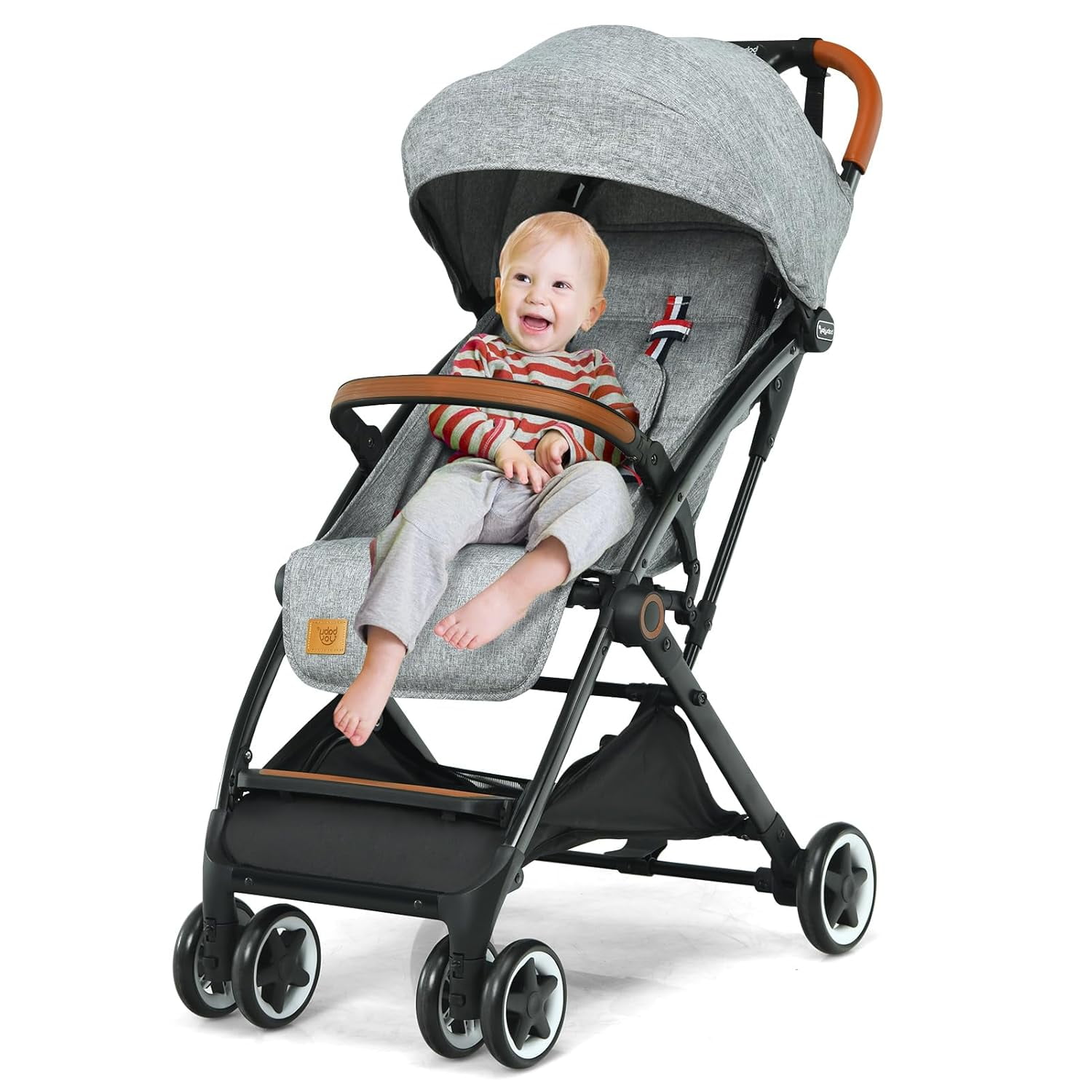 HOMGX Lightweight Umbrella Stroller, Easy Fold Baby Stroller with 5 ...