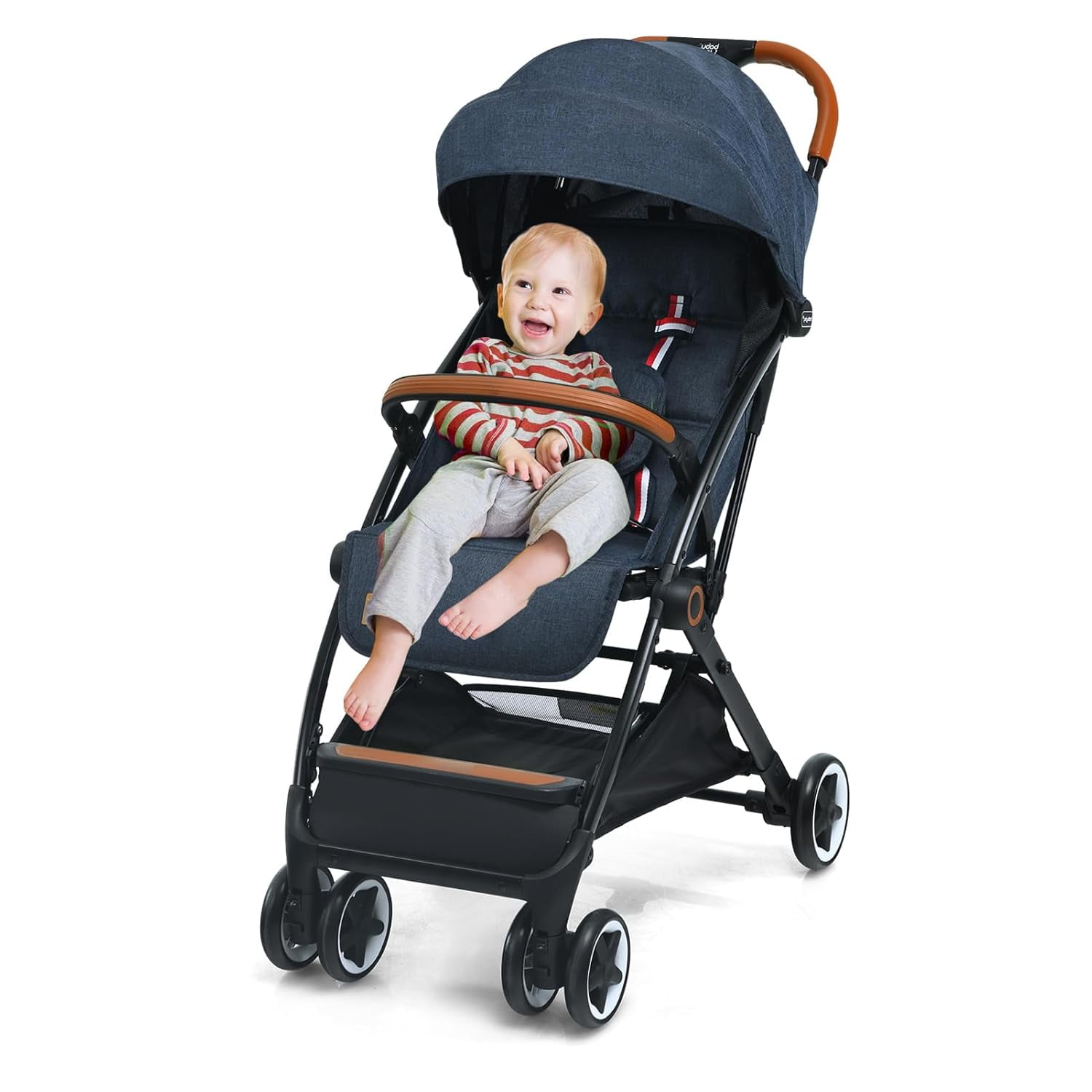 HOMGX Lightweight Umbrella Stroller, Easy Fold Baby Stroller with 5 ...