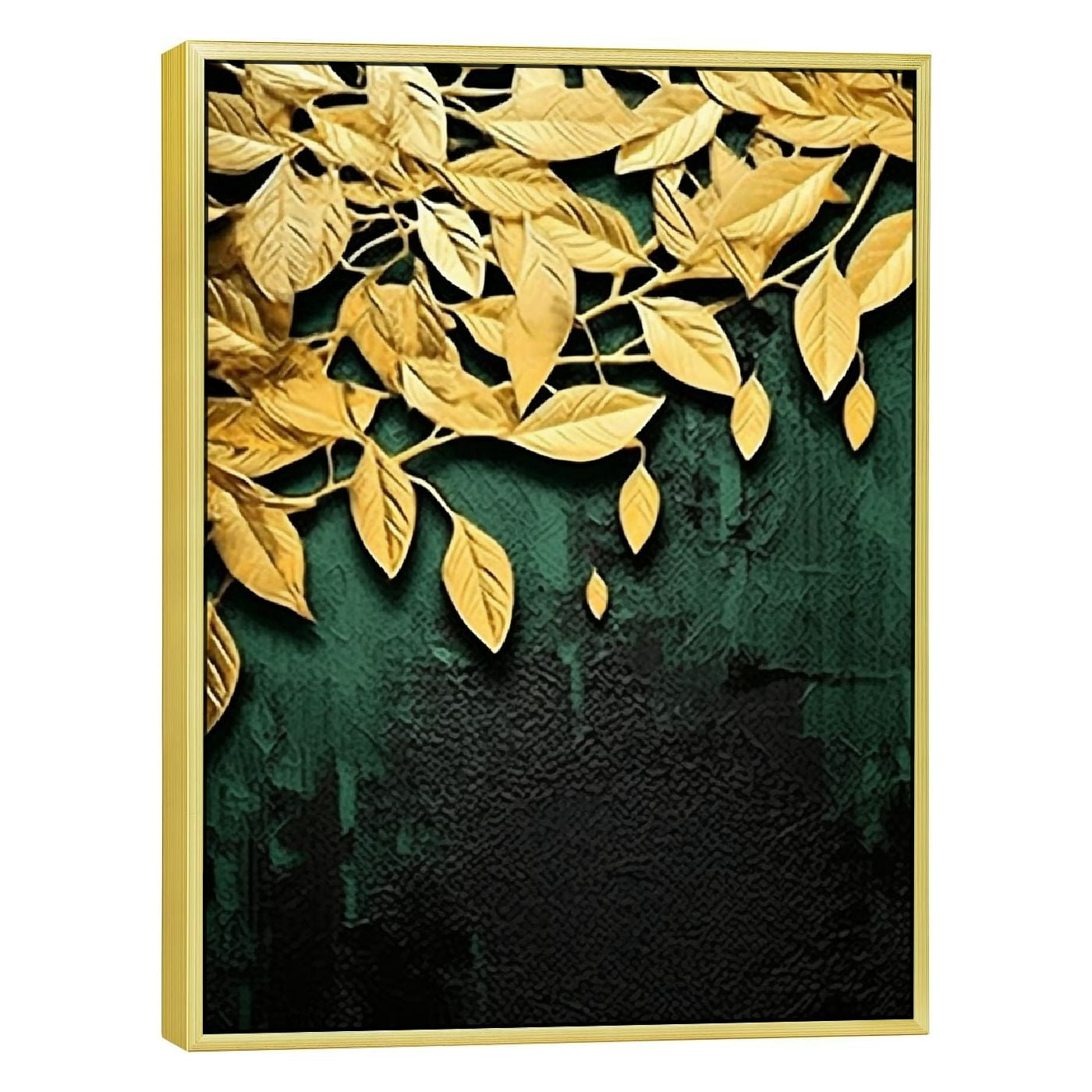 HOMICOZI Abstract Green Gold Emerald,Emerald Green Decor Poster Wall ...