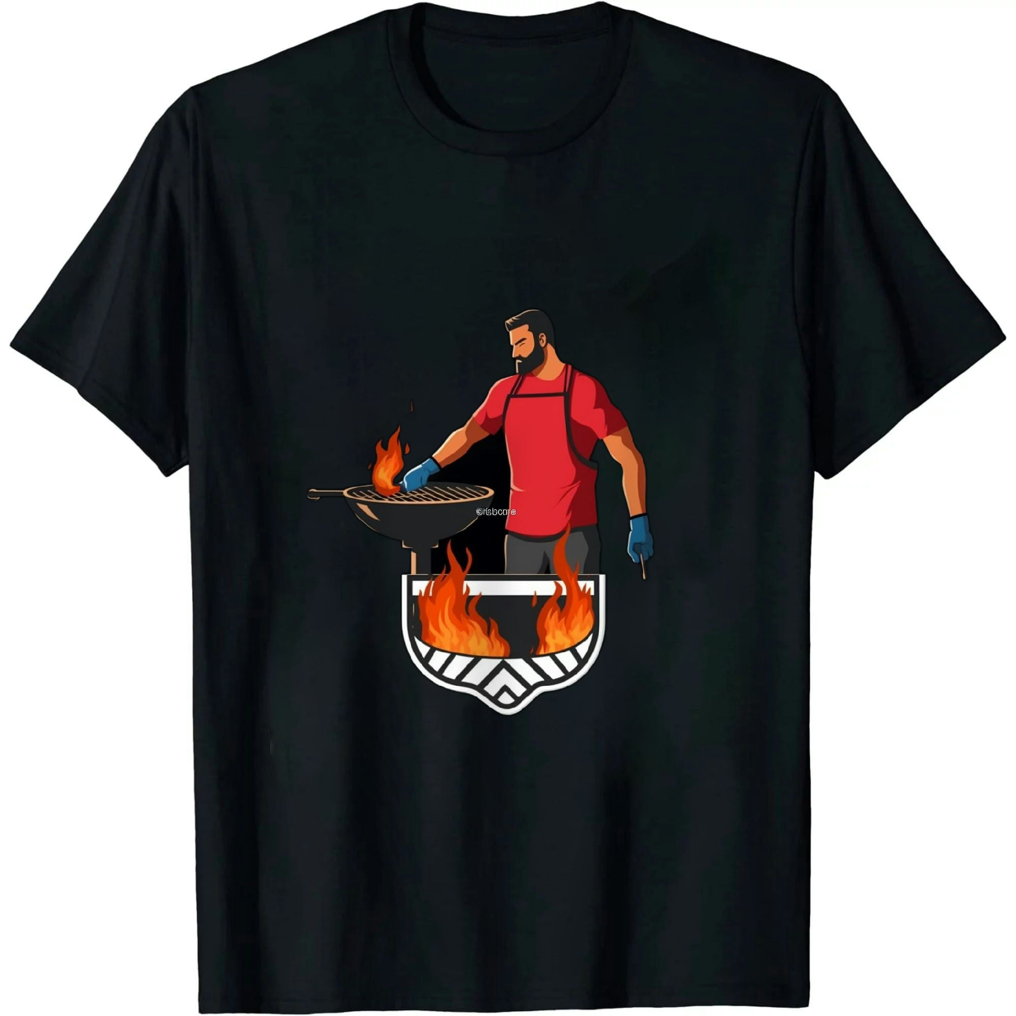 HOMICOZI BBQ League - Men's Funny Barbecue Cookout Grill T-Shirt ...