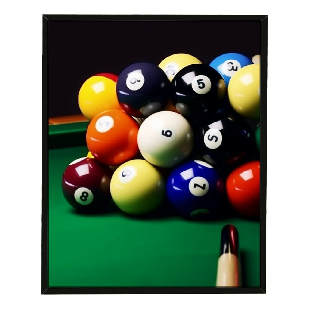 HOMICOZI Art Wall Decor Large s Ball Canvas Wall Art Pool Table Close ...