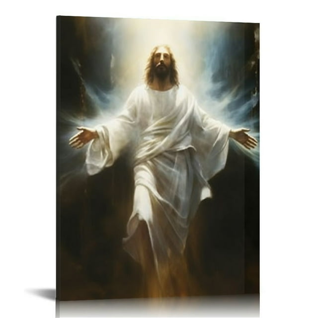 HOMICOZI Canvas Wall Decor Jesus Christ Holy Jesus Poster Wall Decor ...