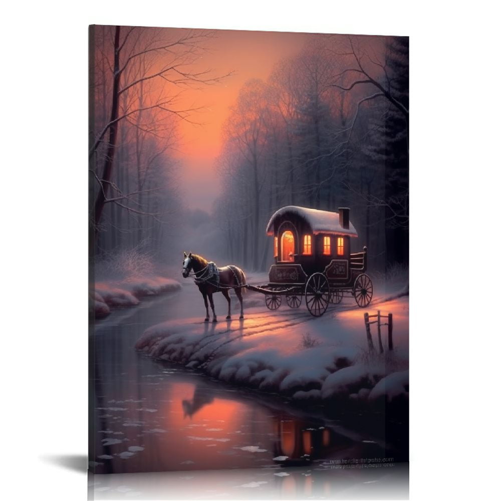 MLJA Frameless Painting Room Collection - Snowscape Hobbies, Winter ...