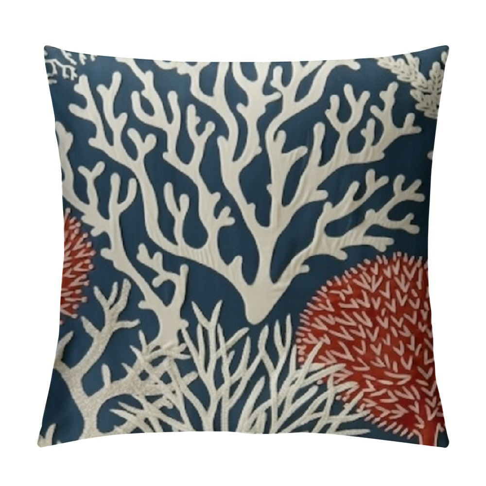 HOMICOZI Coastal Pillow Covers Set - Coastal Throw Pillows Cover ...