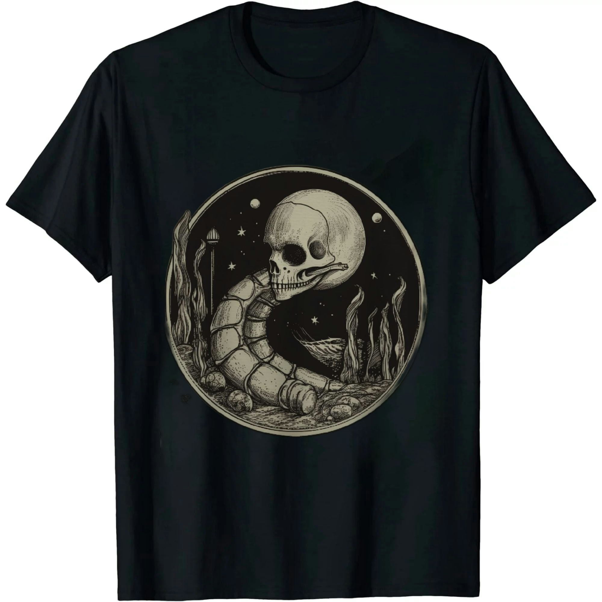 HOMICOZI Cottagecore Skull Snail Aesthetic Mushroom Halloween Goth T ...
