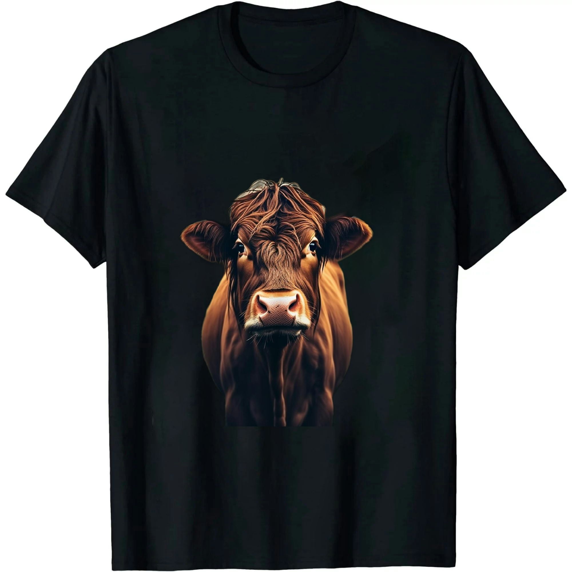 HOMICOZI Country Heifer Highland Cow With Sunflowers Farm Farmer Men ...