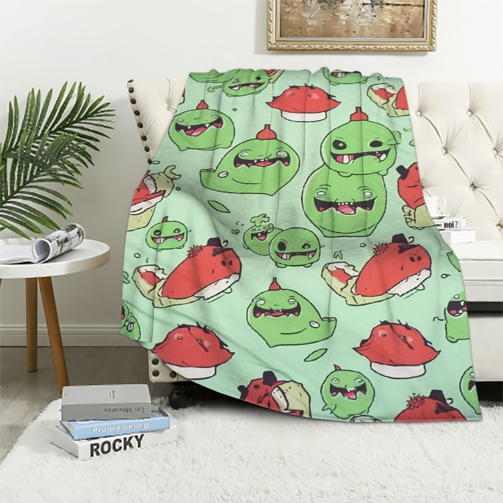 HOMICOZI Cute Frog Blanket Warm Cozy Flannel Throw Blanket Gifts for ...