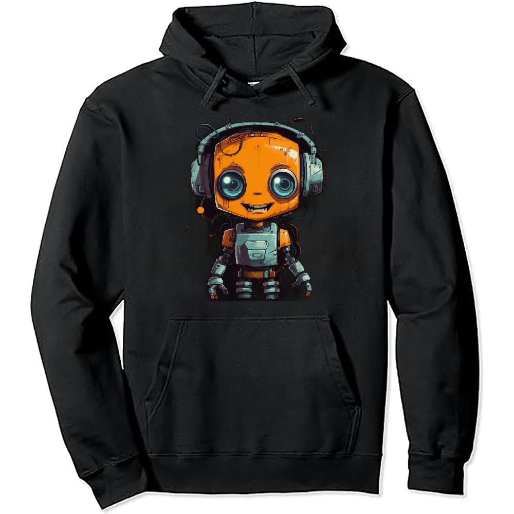 HOMICOZI Cute Robot Boy for AI Programmer Lovers Pullover Hoodie ...