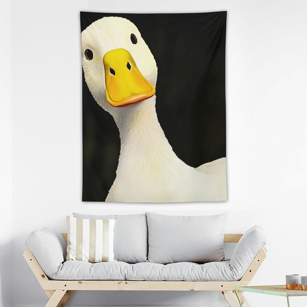 HOMICOZI Duck Meme Tapestry Wall Hanging College Dorm Decor Funny ...