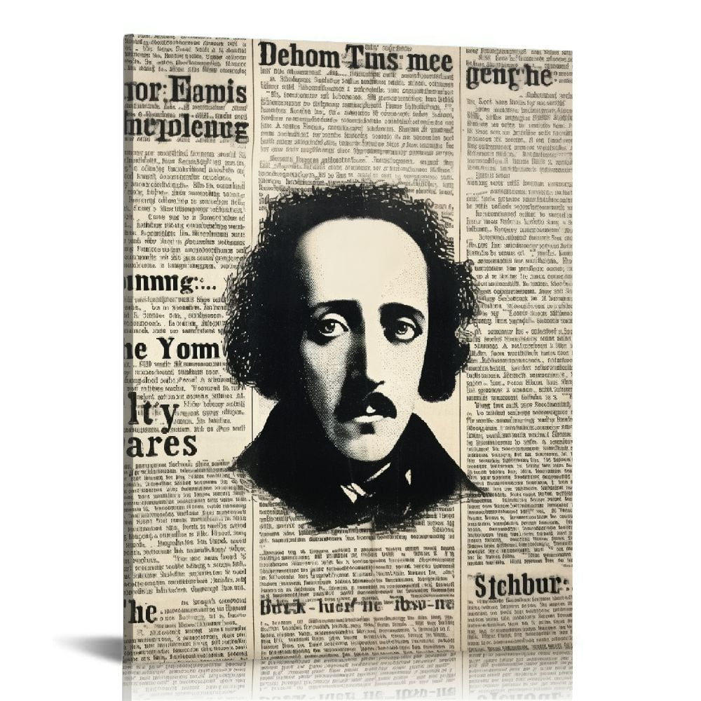 HOMICOZI Edgar Allan Poe Quote Dictionary Art Wall Decor Picture ...