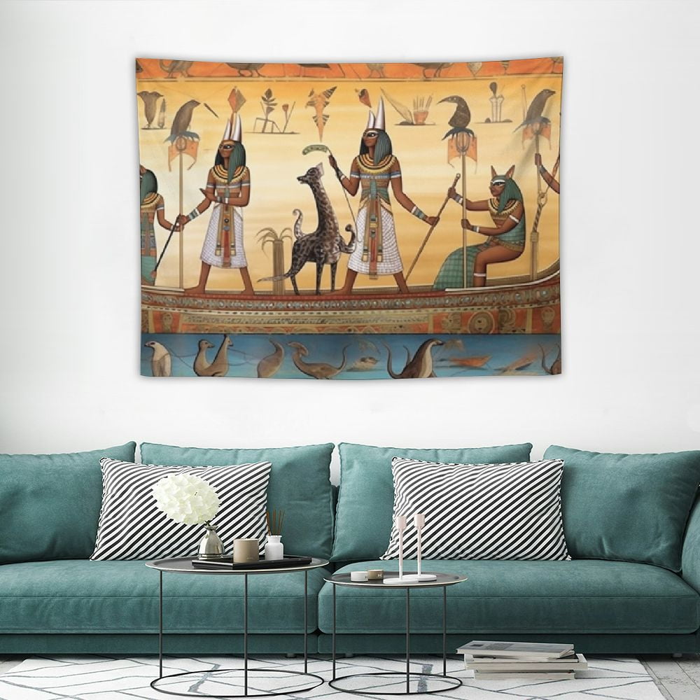 HOMICOZI Egyptian Tapestry Wall Hanging Ancient Egypt Mythology Culture ...