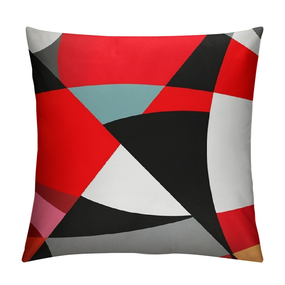 HOMICOZI Geometry Throw Pillow Covers,Geometric Strip Lines Cushion ...