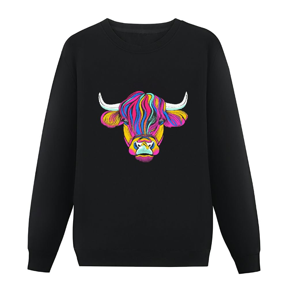 HOMICOZI Highland Cow Sweatshirt Inspired Western Christmas Sweatshirt ...