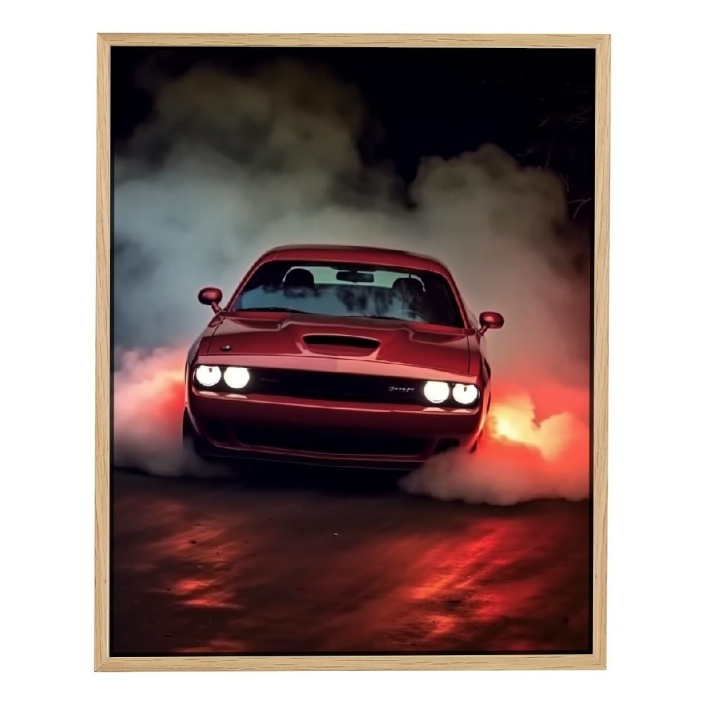 HOMICOZI JDM Car Poster Muscle Car Challenger Poster Decorative ...