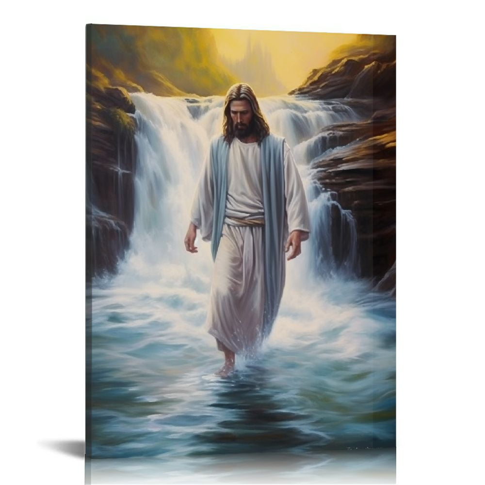 HOMICOZI Jesus Poster 12 Canvas Poster Wall Art Decor Print Picture Paintings for Living Room ...
