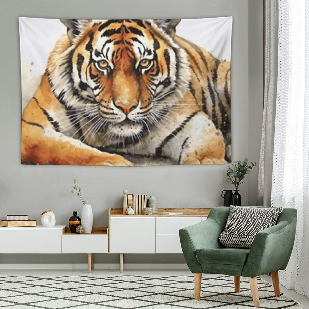 HOMICOZI Majestic Tiger Tapestry Wall Hanging Tapestries Decor For ...