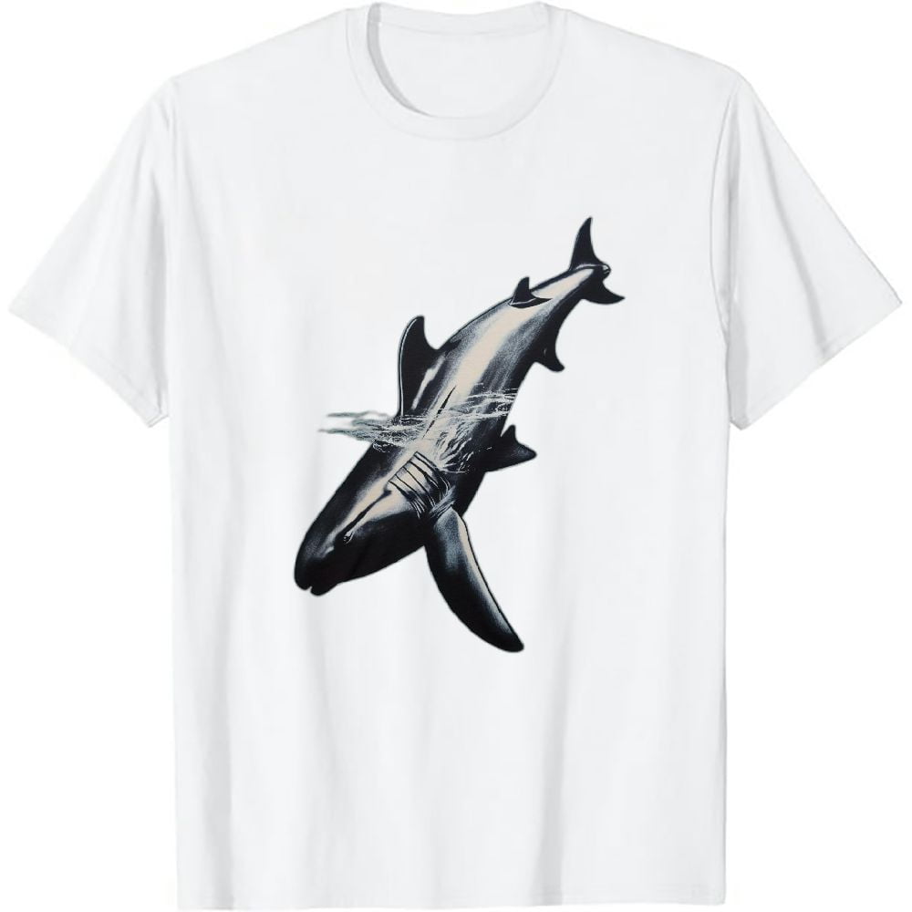 HOMICOZI Mens Hammerhead Shark T Shirt Cool Aquatic Wildlife Graphic ...