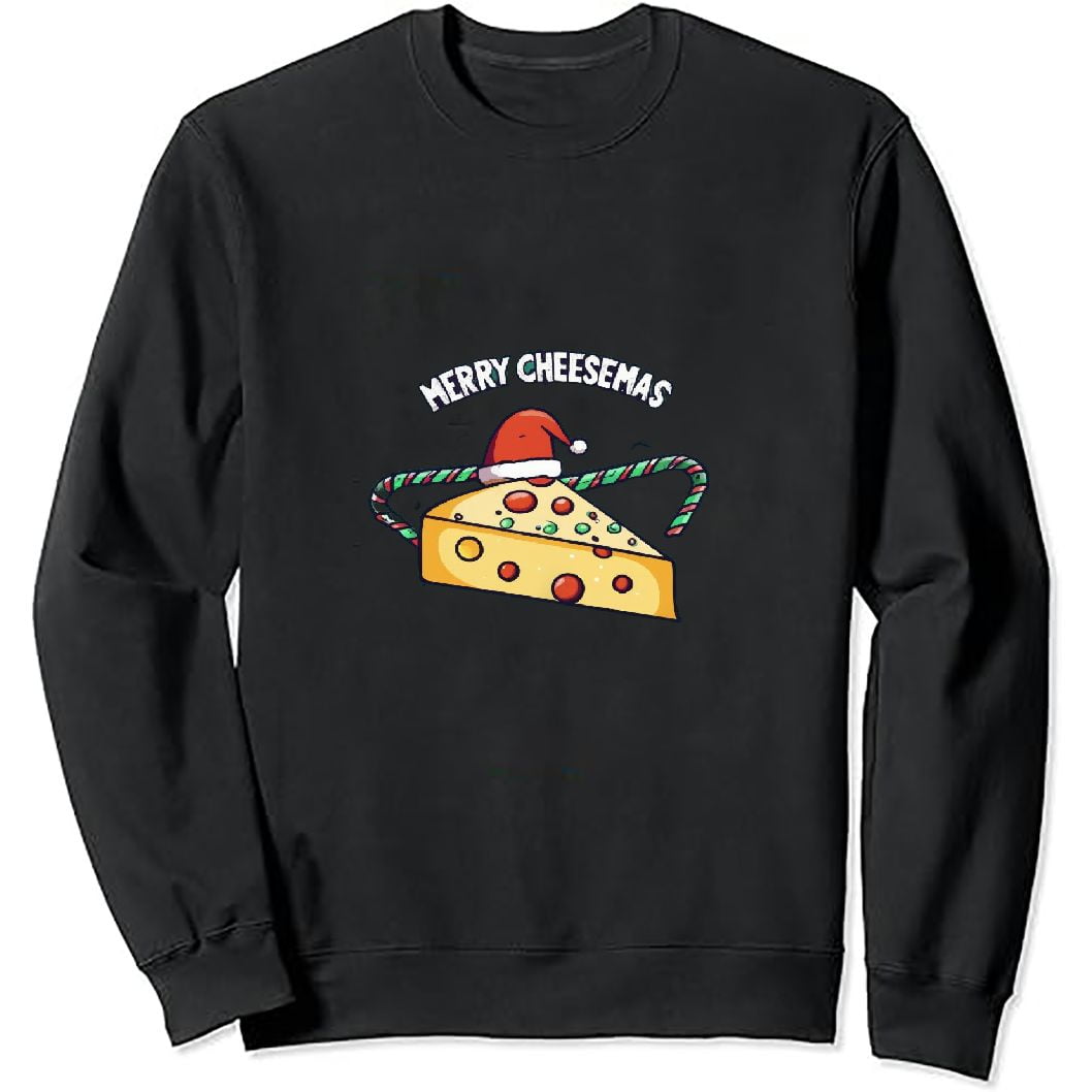 HOMICOZI Merry Cheesemas Cheese Lovers Funny Cheesy Men Women ...