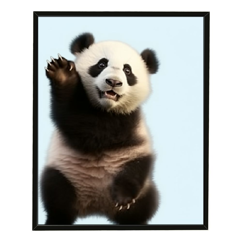 HOMICOZI Minimalist Panda Cubs Prints Unique Adorable Baby Panda Poses ...