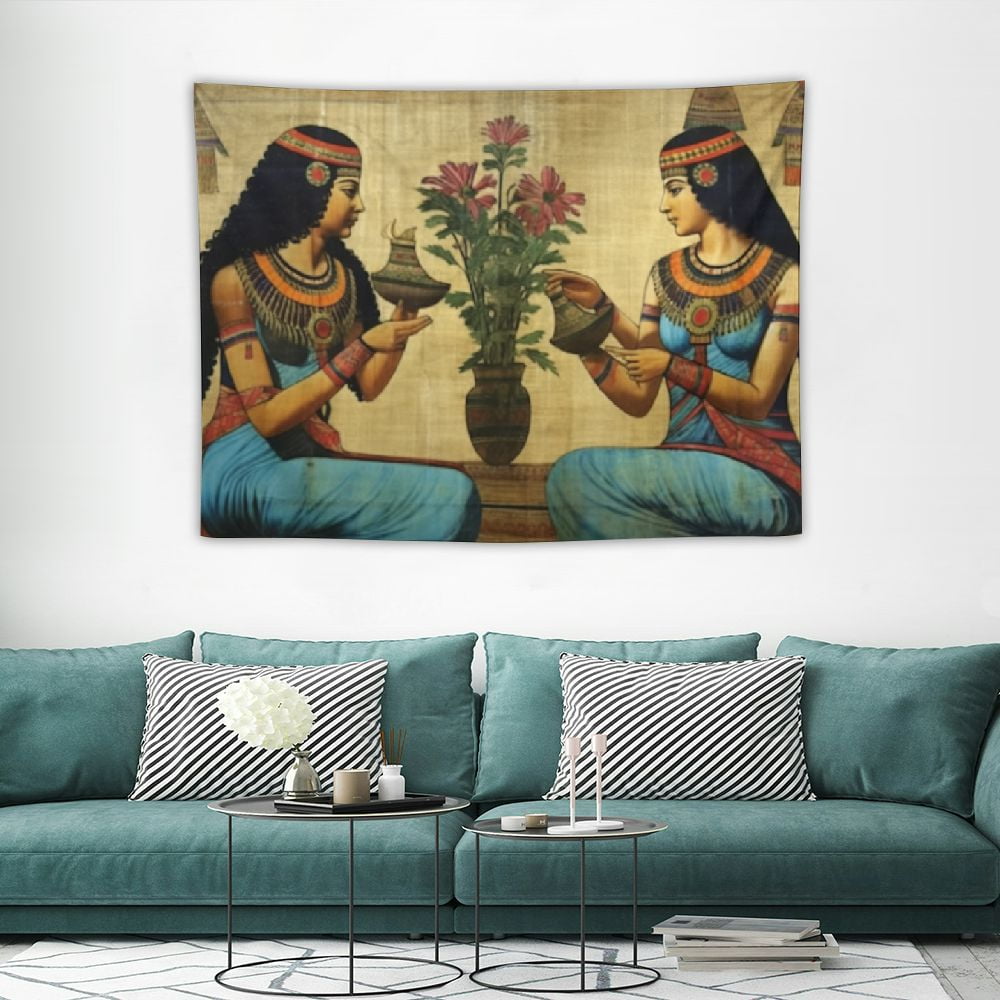 HOMICOZI Mysterious Egypt Tapestry Ancient Egyptian Female Frescoes ...