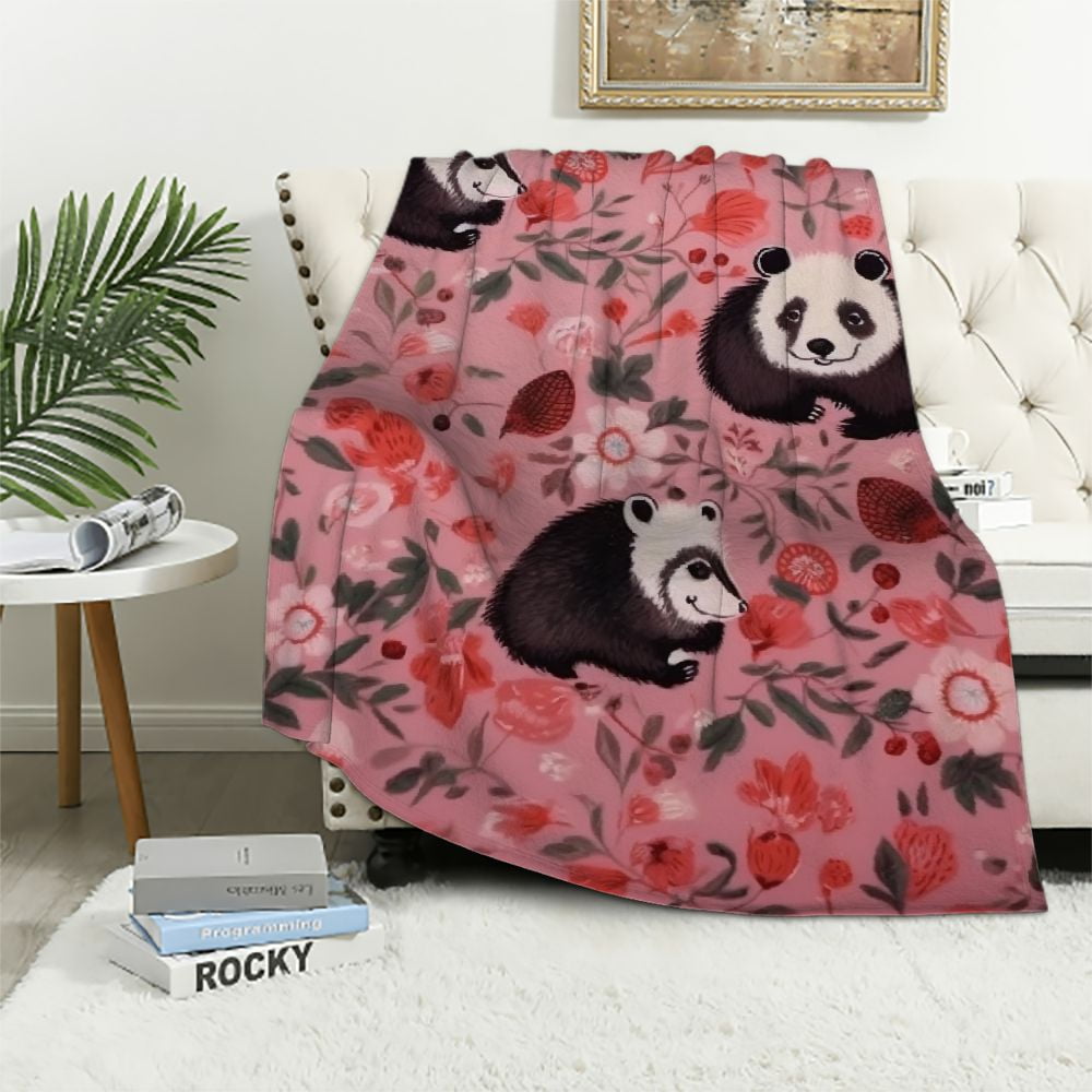 HOMICOZI Opossum Throw Blanket for Kids,Cute Possum Animal Throw ...