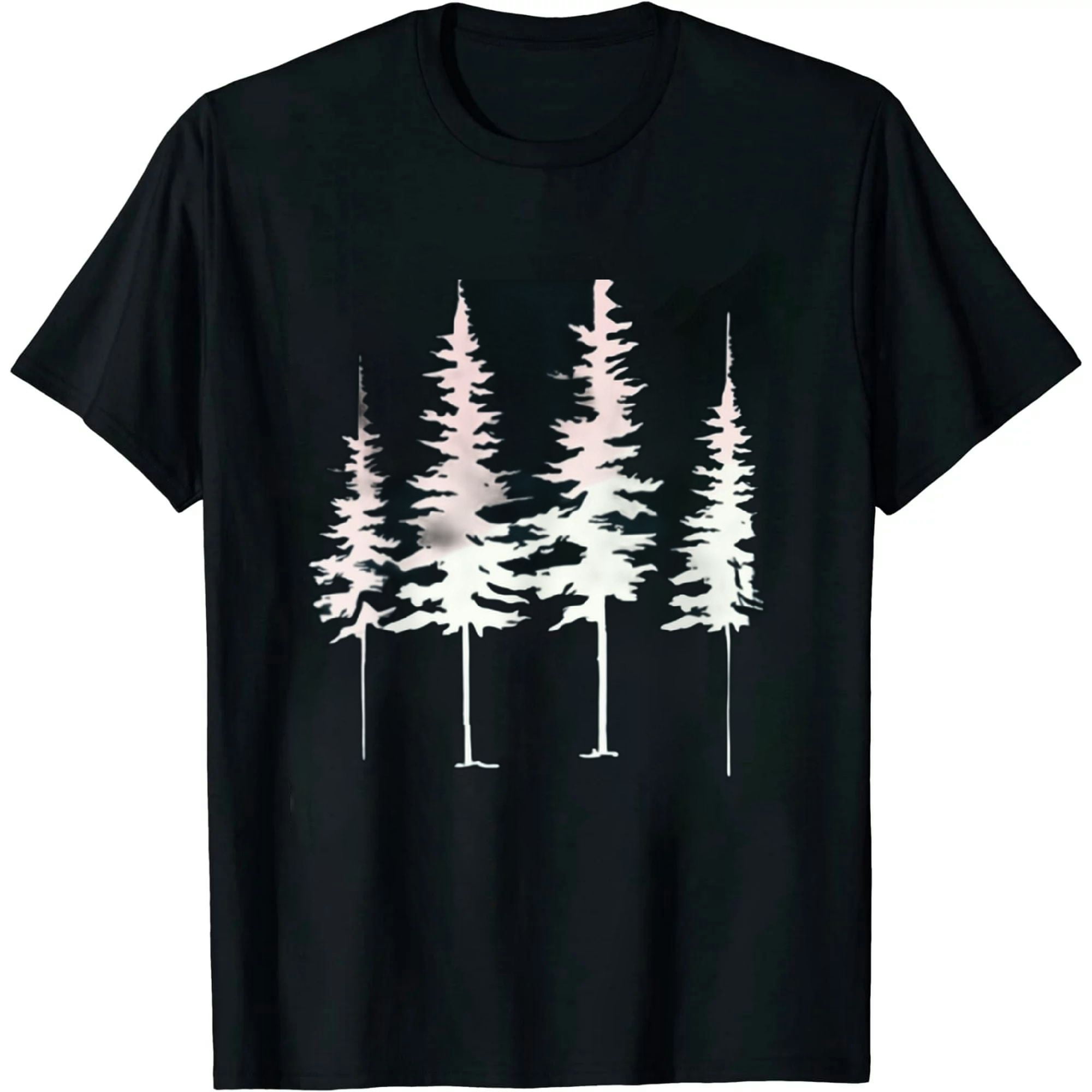 HOMICOZI Skinny Pine Tree T-Shirt - Walmart.com