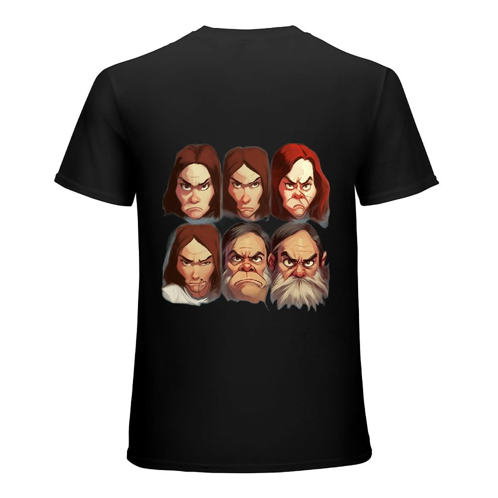 HOMICOZI Snow White Current Mood Always Grumpy Graphic T-Shirt black ...