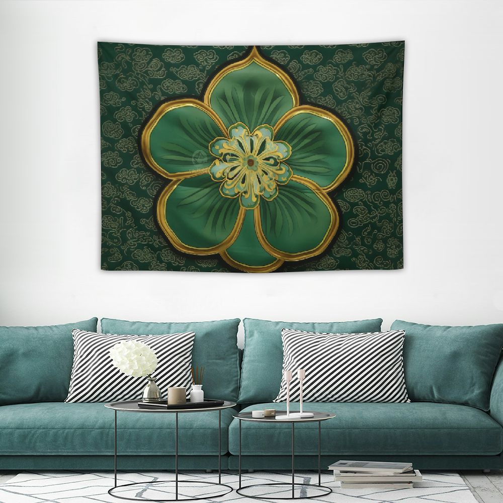 HOMICOZI St. Patrick's Day with Retro Four Leaf Clover Tapestry Wall ...