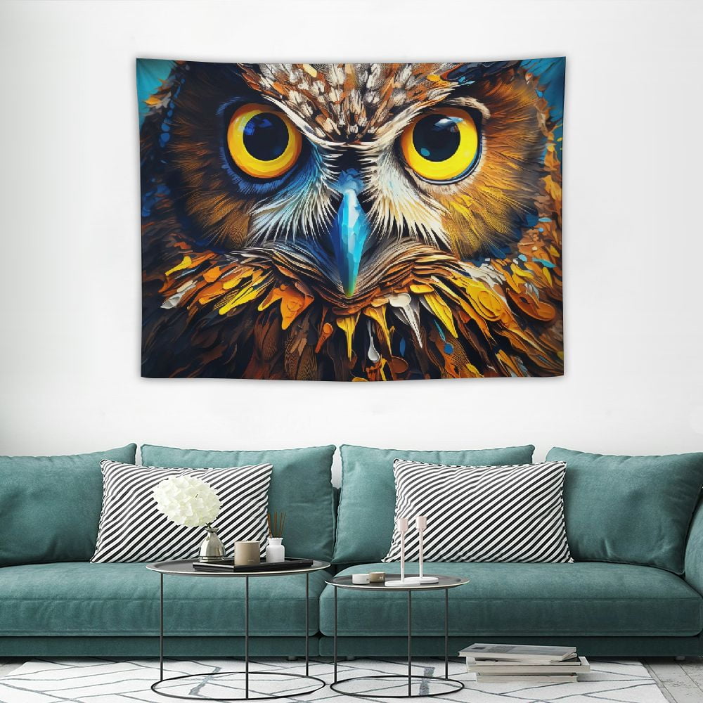 HOMICOZI Tapestry Wall Hanging Realistic Modern Watercolor Style Oil ...