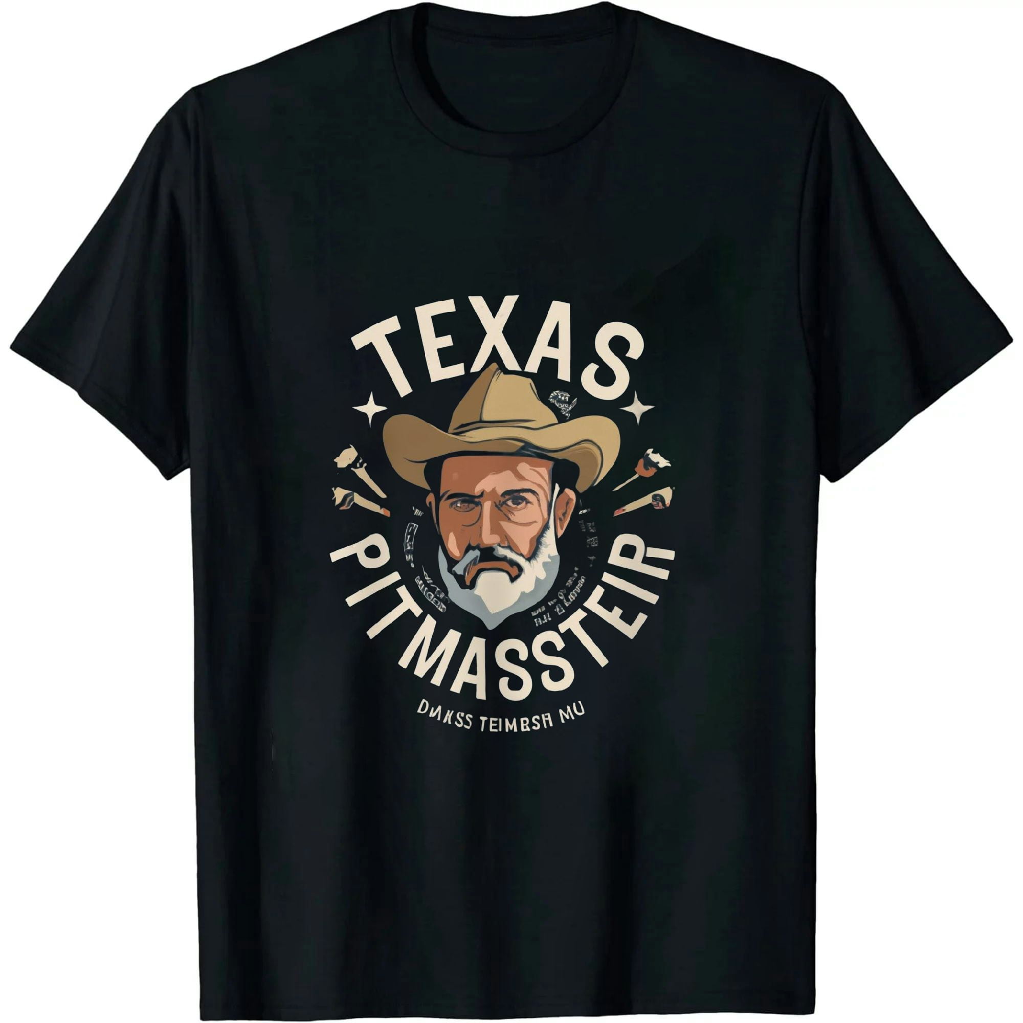 HOMICOZI Texas Pitmaster - Texas BBQ Gift T-Shirt black - Walmart.com