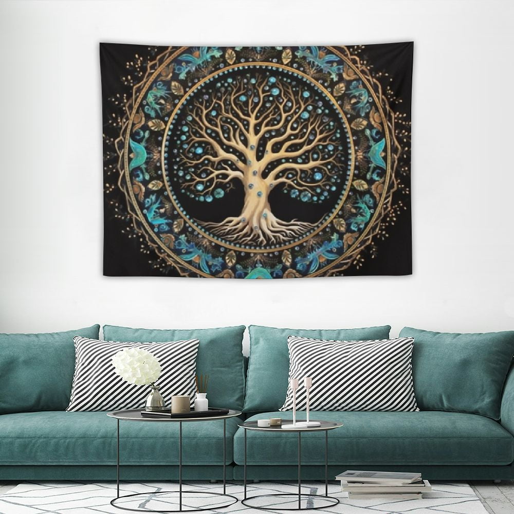 HOMICOZI Tree of Life Tapestry for Bedroom - Hippie Mandala Tapestry ...