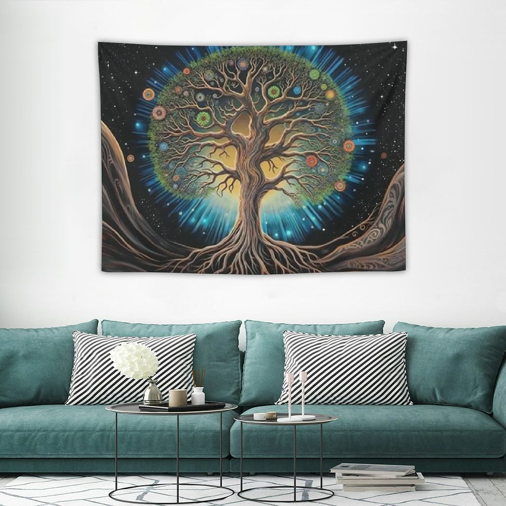 HOMICOZI Tree of Life Tapestry Wall Hanging Trippy Tapestries with ...