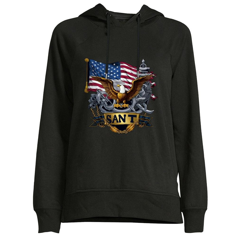 HOMICOZI USN Men Hoodie | Double Flag USN U.S. Navy Hooded Sweat Shirt ...