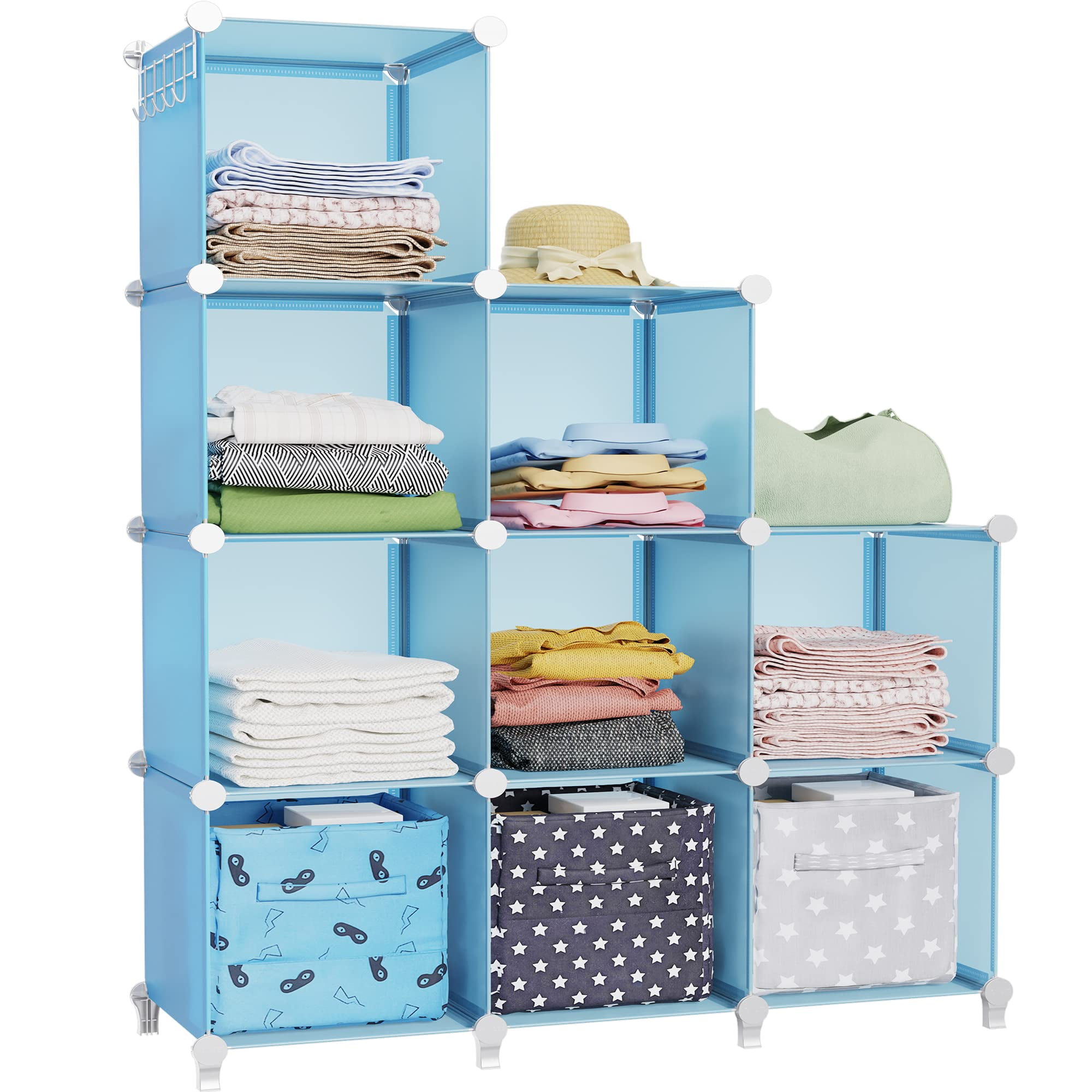 HOMIDEC Closet Organizer, 9-Cube Closet Organizers and Storage, Closet ...