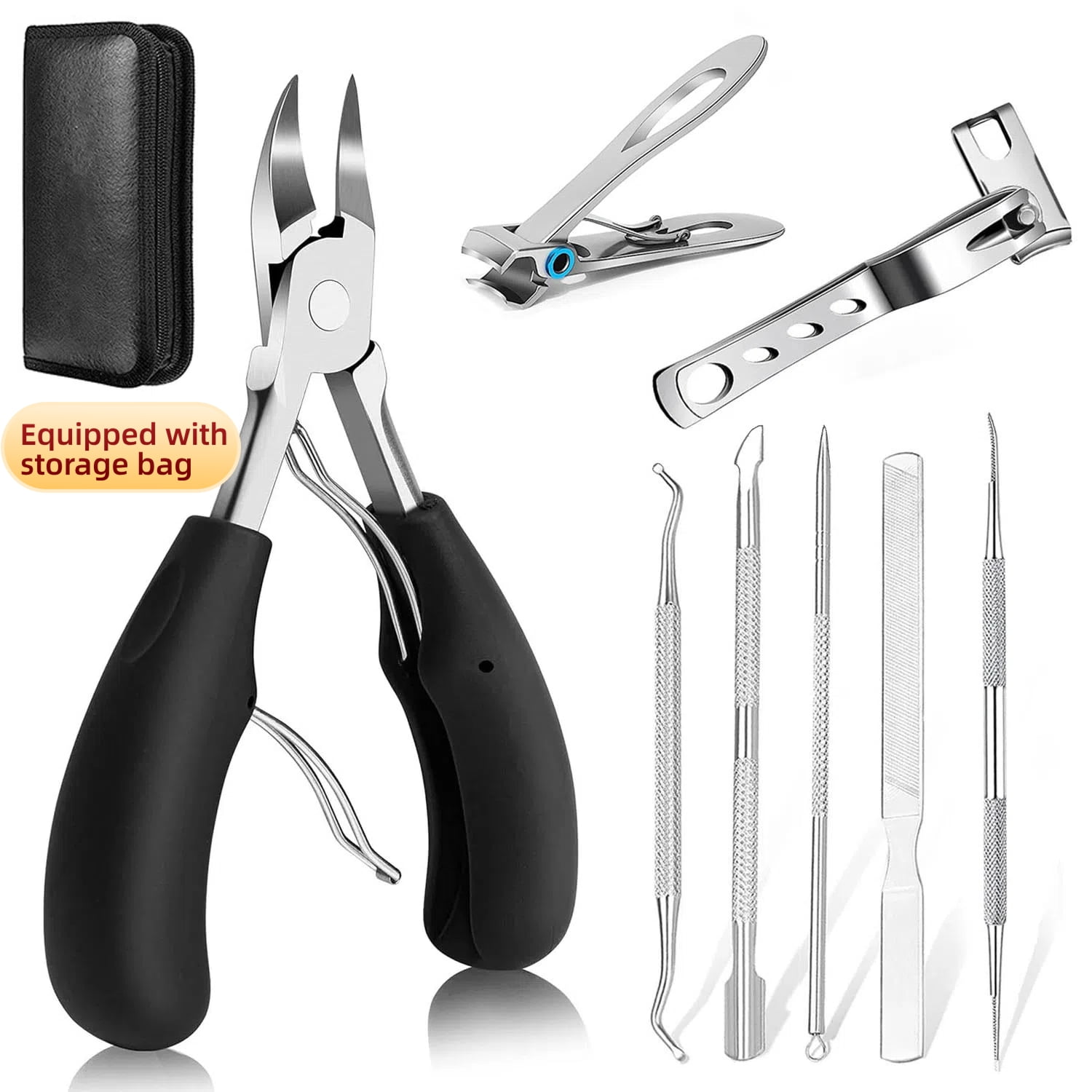 HOMIORY Toenail Clippers for Seniors Thick Toenails, Professional ...