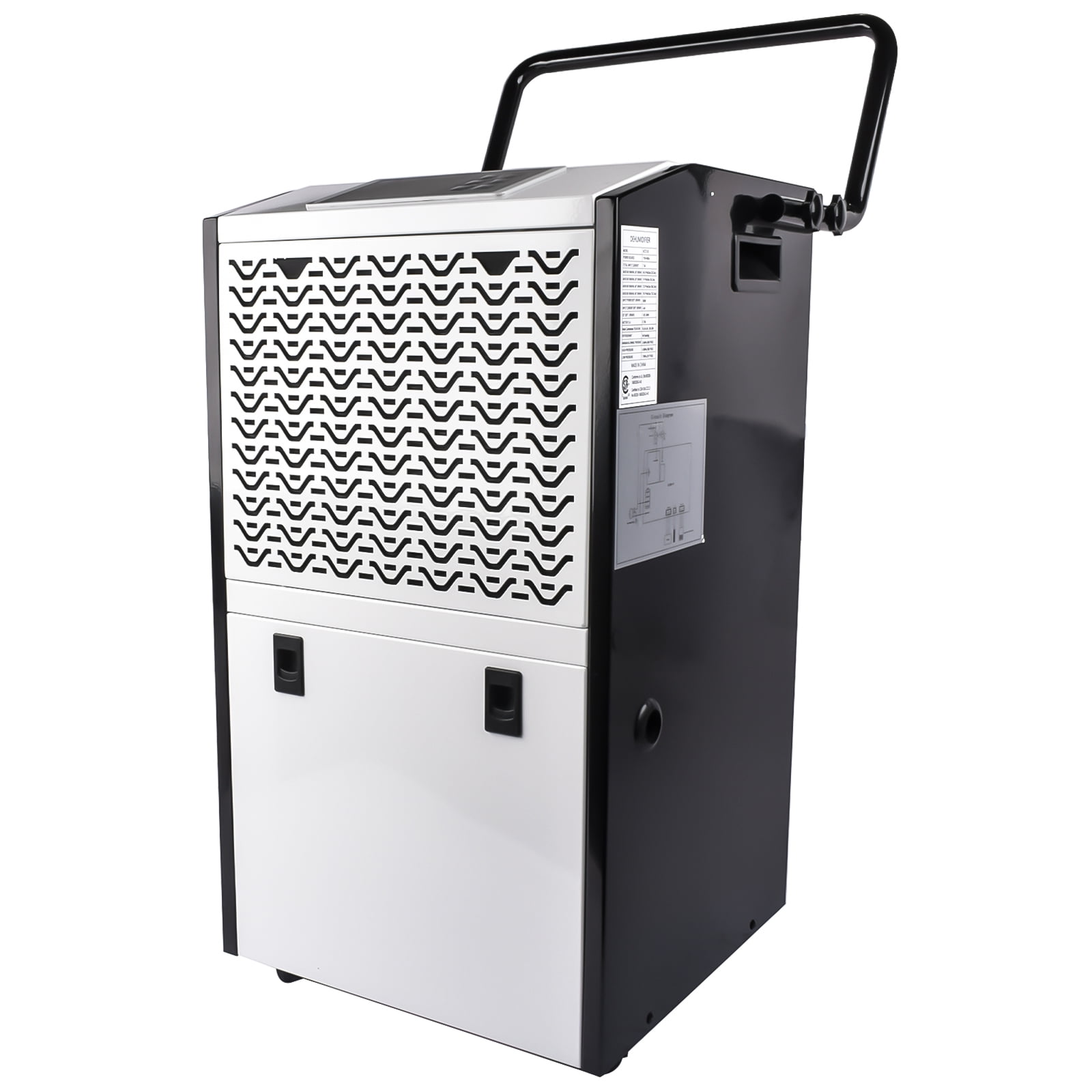 HOMLIXRY Dehumidifier, 155 Pint for 7500 Sq ft Room, Commercial ...