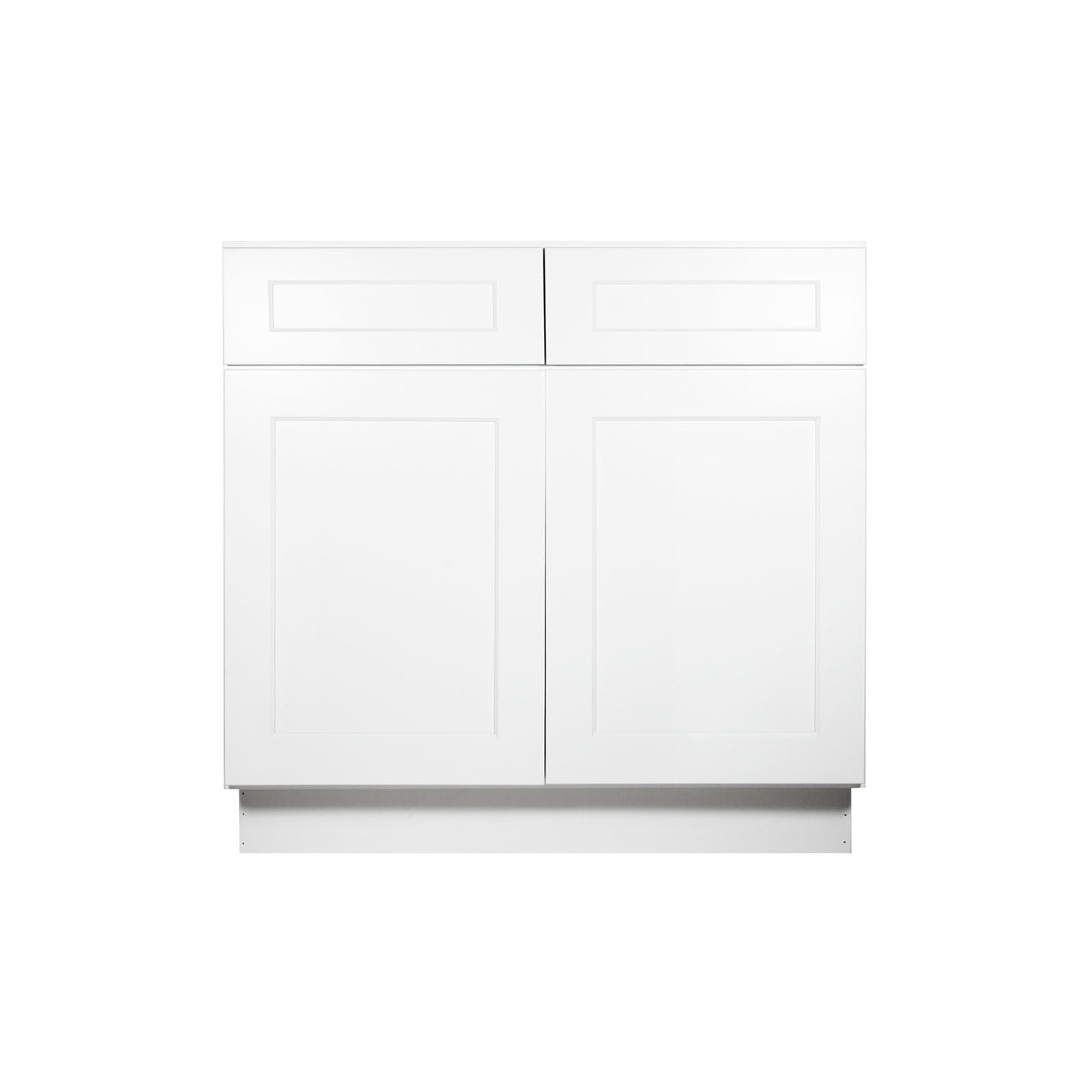 HOMLUX 36" Easy to Assemble Wooden Sink Base Cabinet with 2 Doors 2 ...