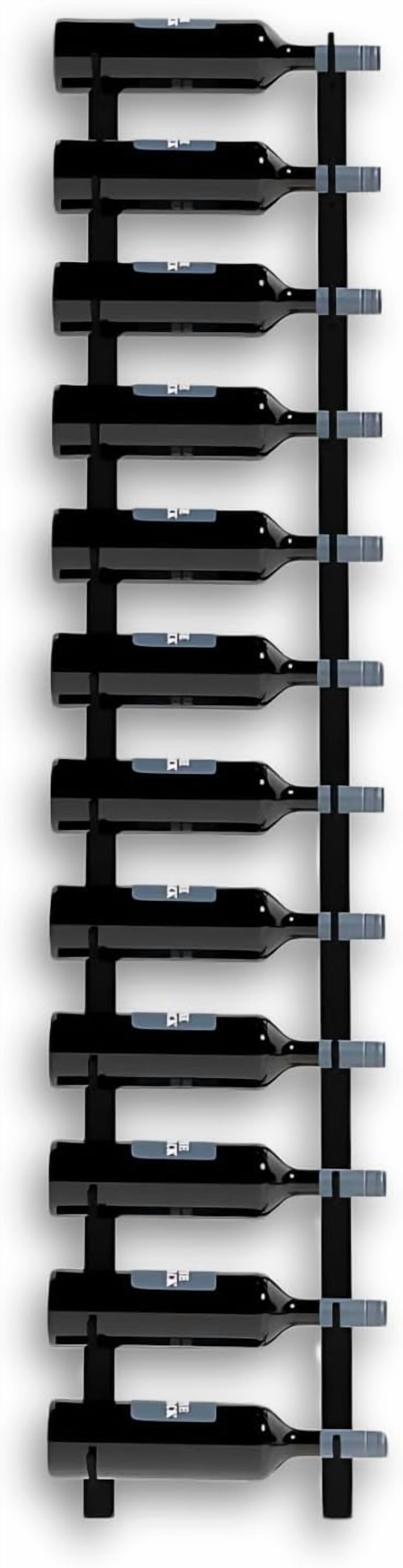 HOMLUX Wine Stack 12 Bottle Metal Wall Mounted Wine Rack - Walmart.com
