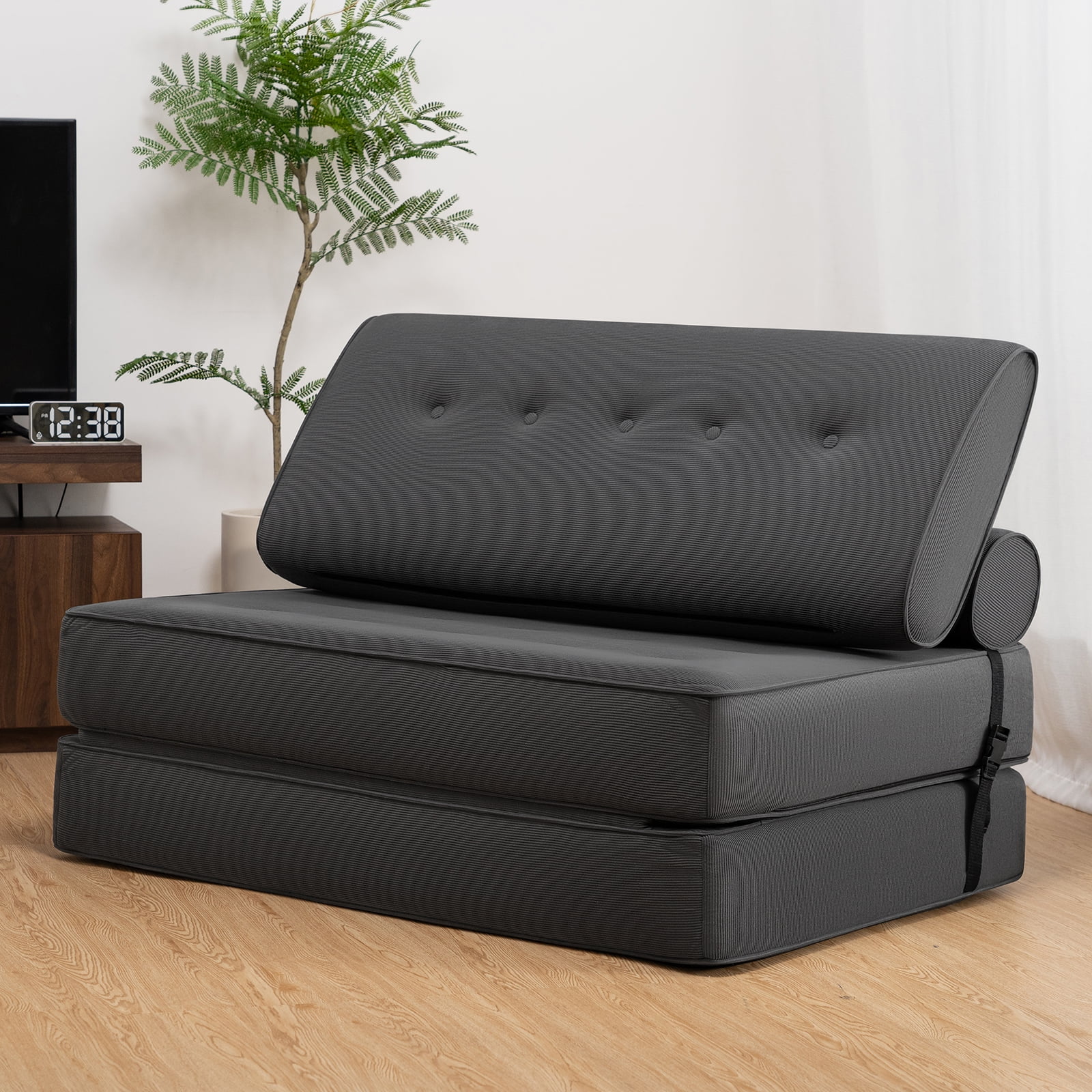 Hommpa Folding Sofa Bed Foldable Couch Bed Convertible Futon Chair with ...