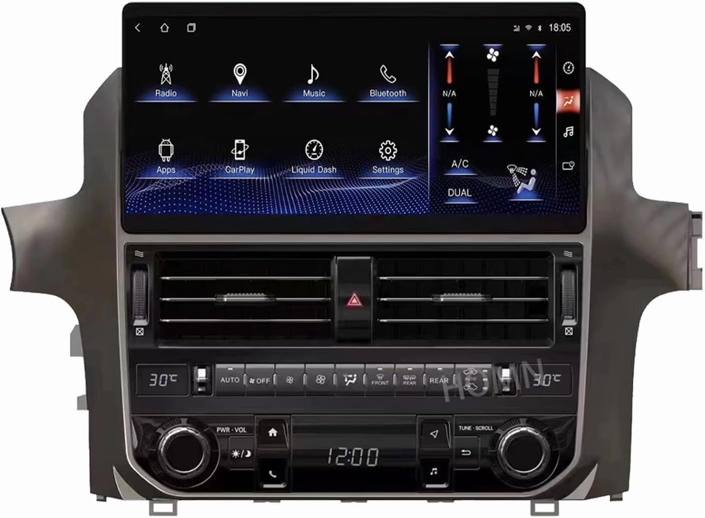 HOMN Car Radio 12.3 Inch Stereo for LEXUS GX400 GX460 2009-2021 Android ...
