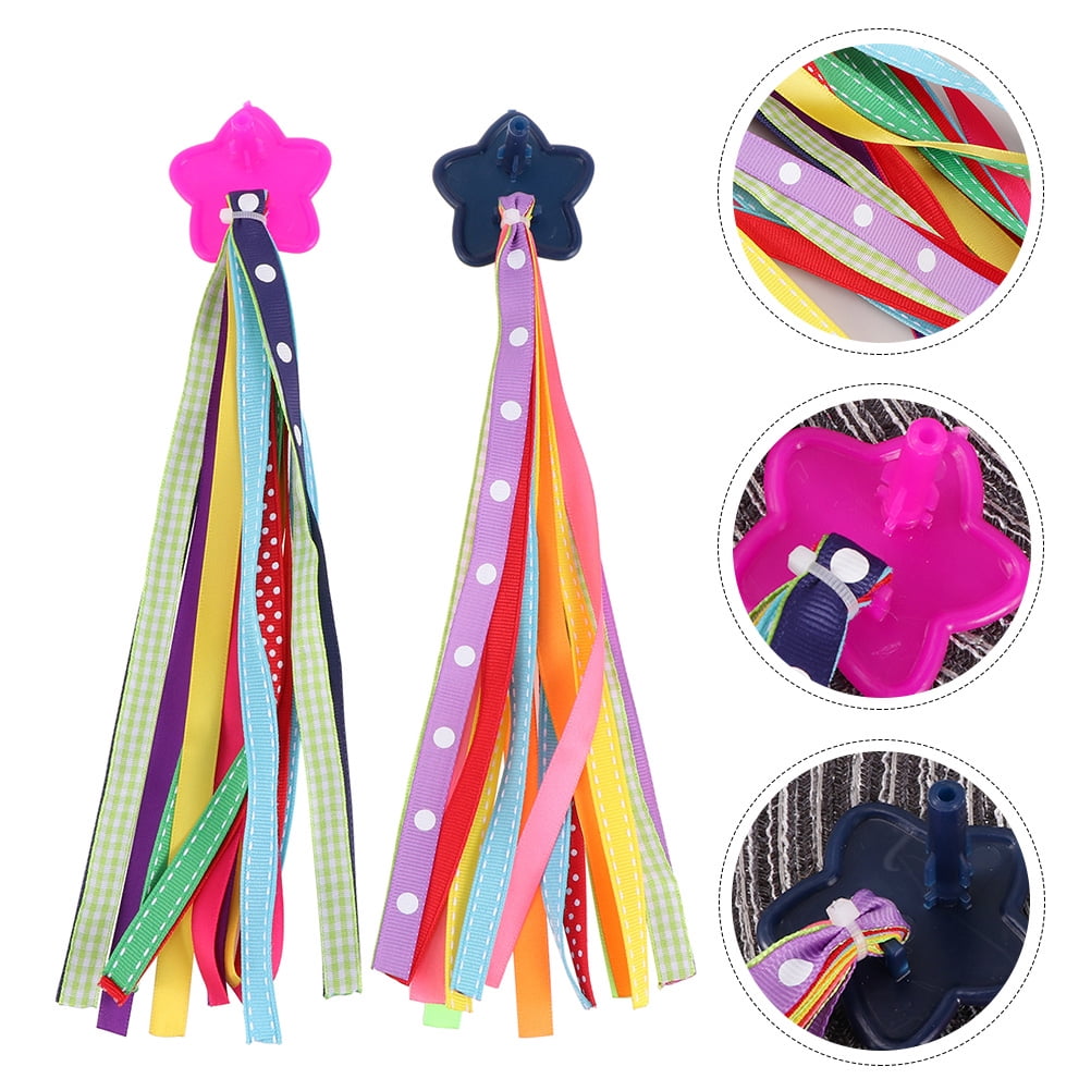 HOMOBABE 1 Pair Handlebar Streamers Assorted Color Plastic Cloth ...