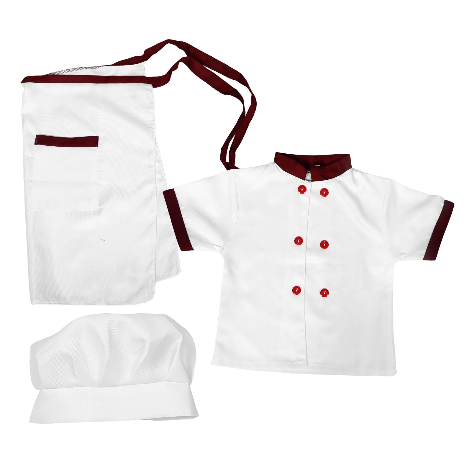 HOMOBABE 1 Set Toddler Chef Clothes Assorted Color for Kids School ...