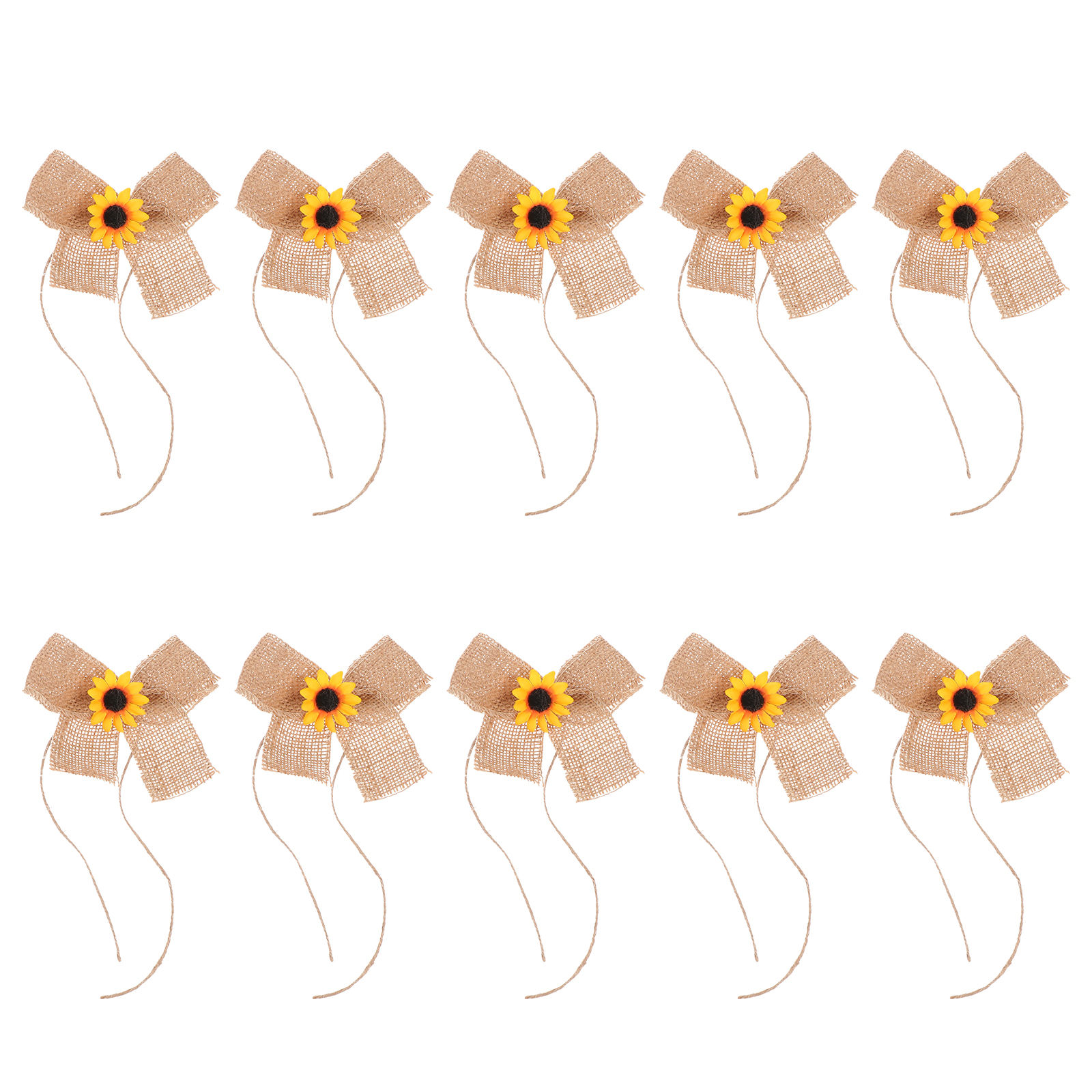 HOMOBABE 10Pcs Bows for Crafts and DIY Wood Plate Projects in Assorted ...