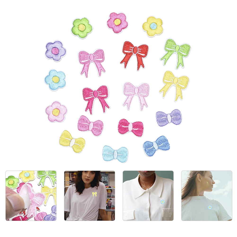 HOMOBABE 18Pcs Self-Adhesive Iron-On Cartoon Applique Patches for ...