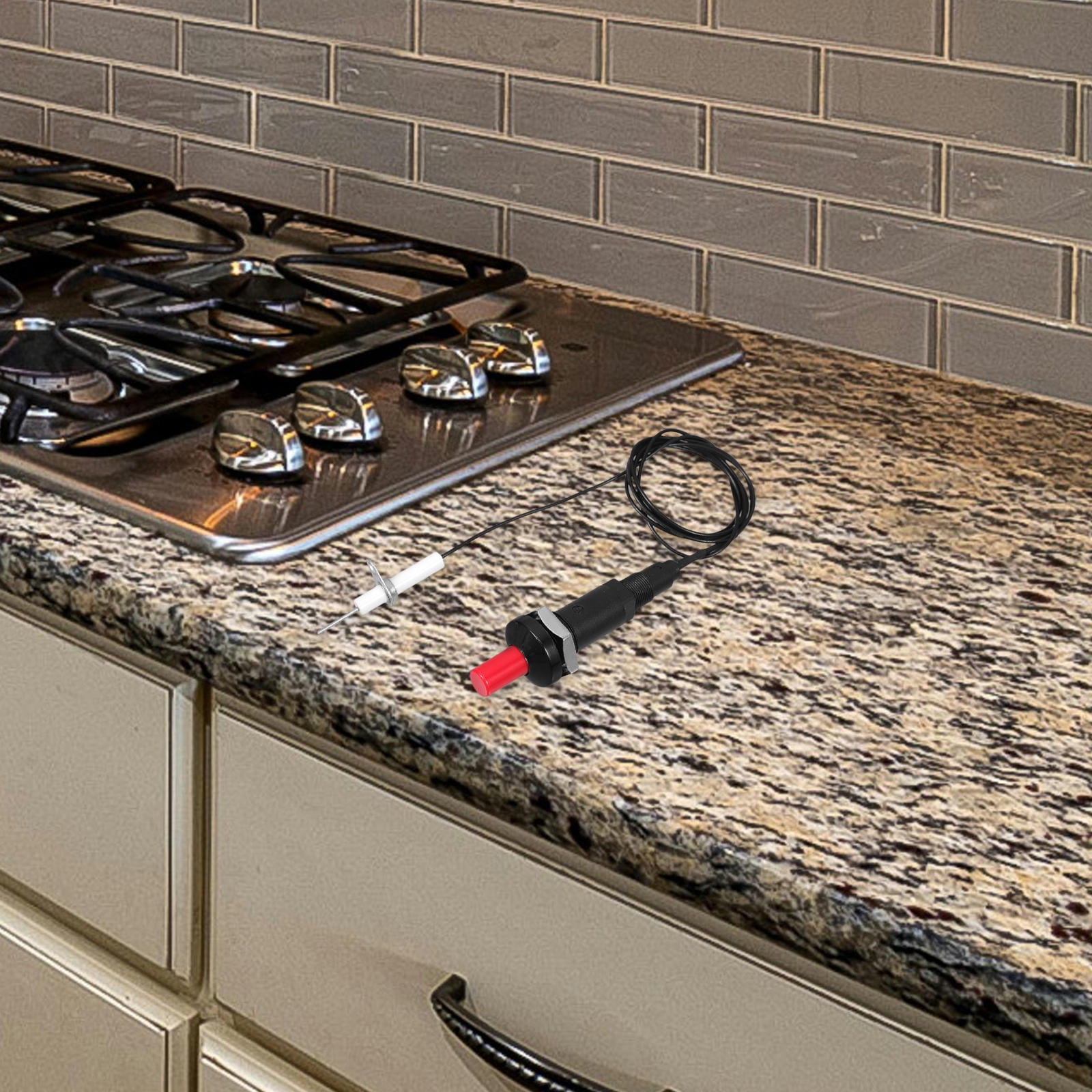 HOMOBABE 1Set Electric Igniter for Fire Pit and BBQ with Pushbutton ...