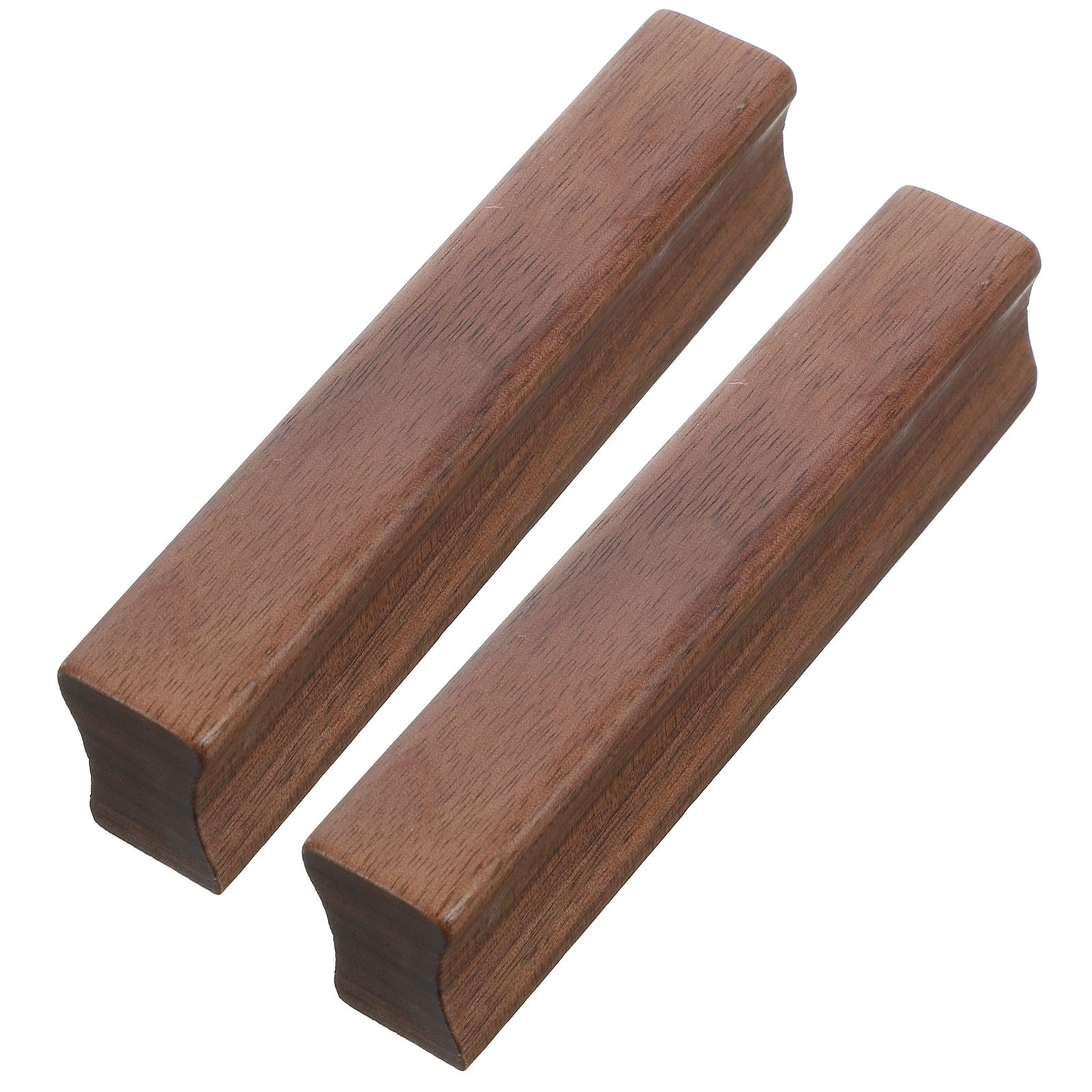 HOMOBABE 2Pcs Rectangular Solid Wood Cabinet Handle for Kitchen and ...