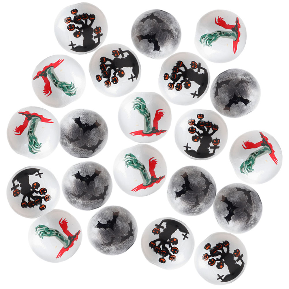 HOMOBABE 30Pcs Small Beads for Crafts Focal Beads Assorted Color Round ...