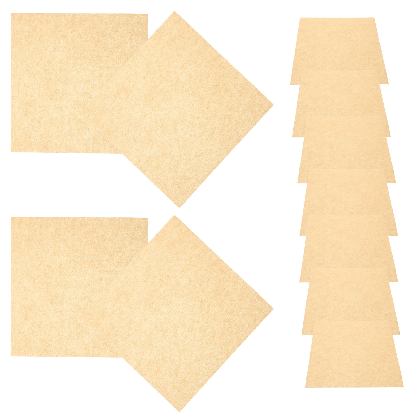 HOMOBABE 500 Sheets Dark Brown Cooking and Baking Paper for Food Trays ...